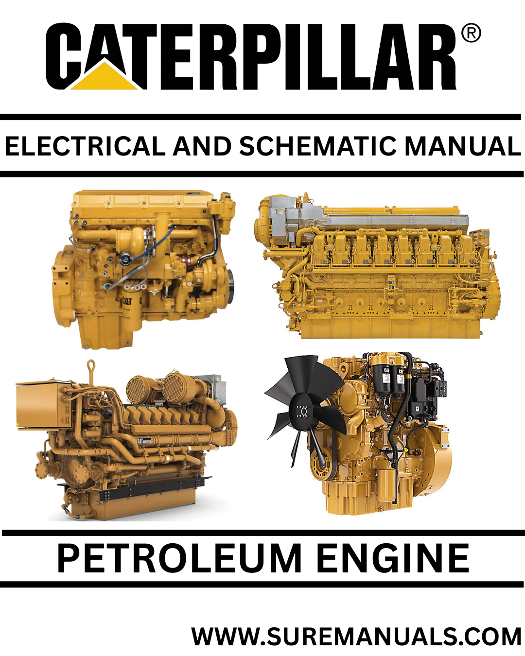 CATERPILLAR C32 PETROLEUM ENGINE ELECTRICAL AND SCHEMATIC MANUAL B2C ...